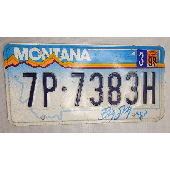 Unbranded | Wall Decor | Collectable Real Metal License Plate Montana ...